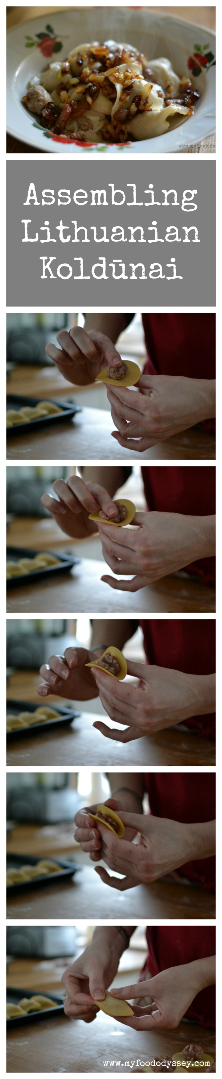 Lithuanian Koldūnai | Meat Dumplings [Recipe] | My Food Odyssey