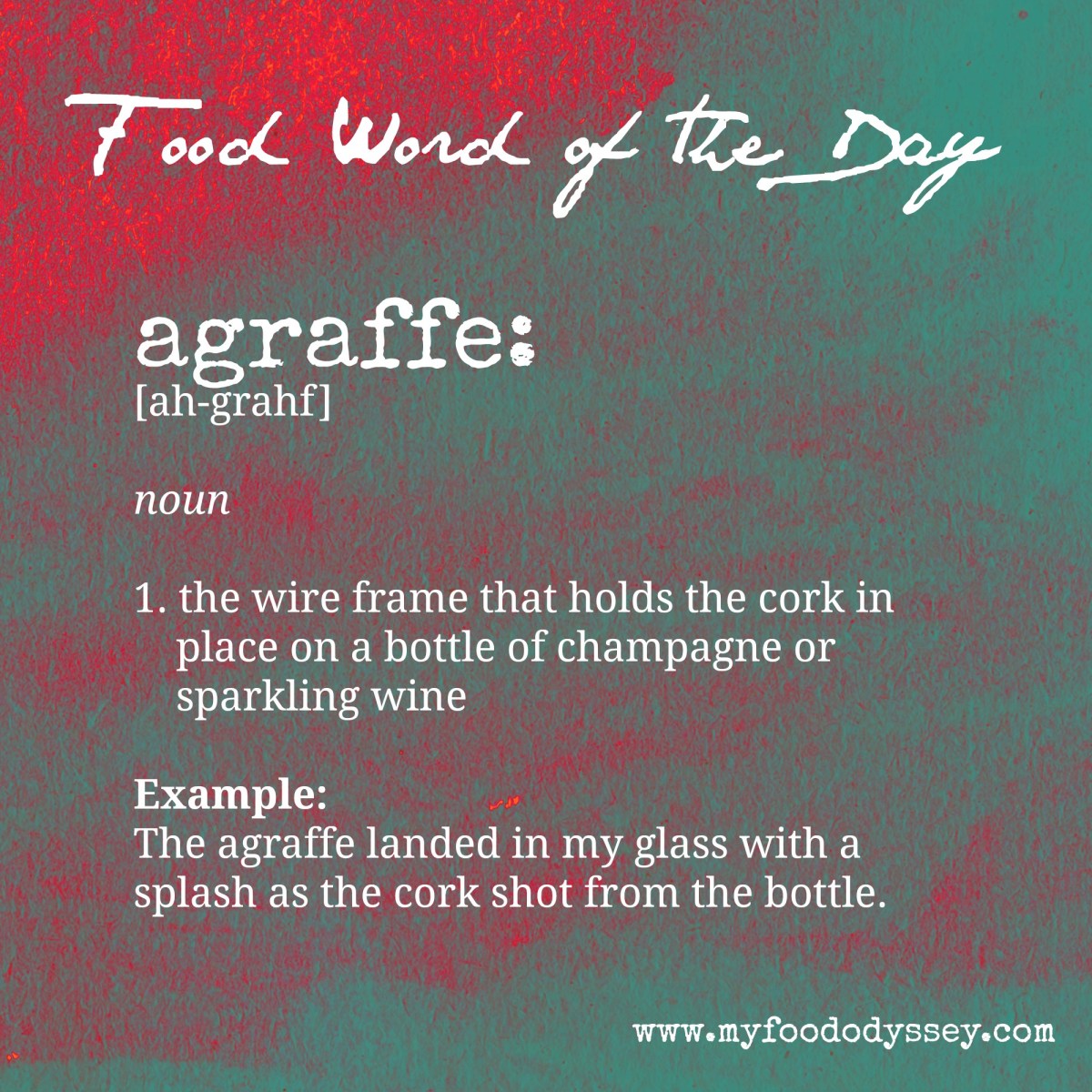 Food Word of the Day: Agraffe | My Food Odyssey